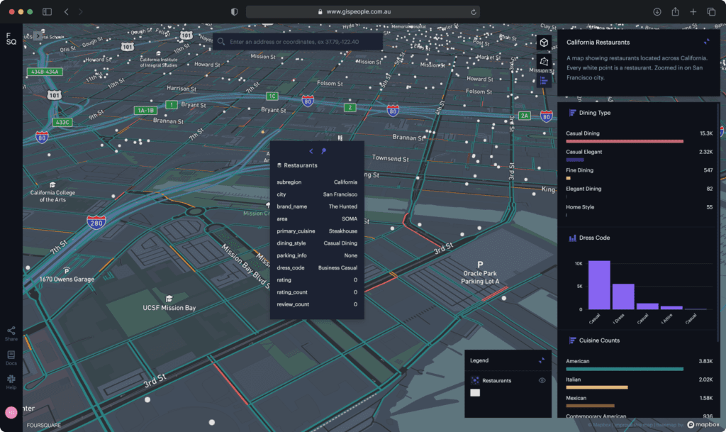 Site Selection Using Geoanalytics